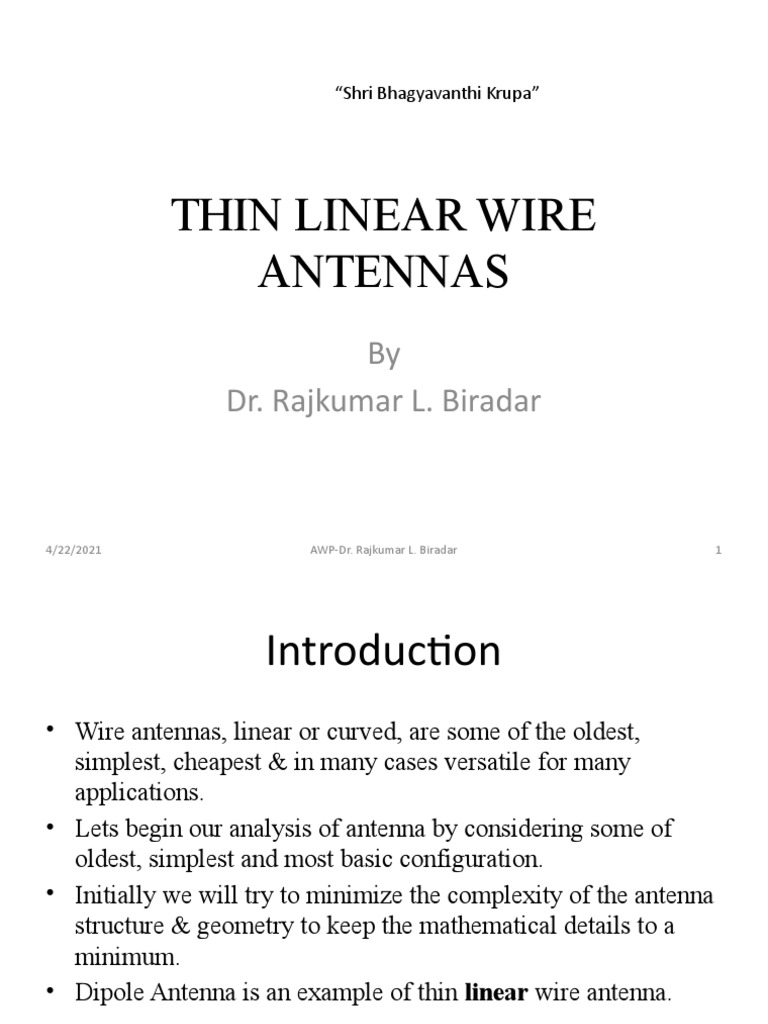 AWP Chapter 1 Part2 | Download Free PDF | Antenna (Radio) | Electromagnetic Radiation