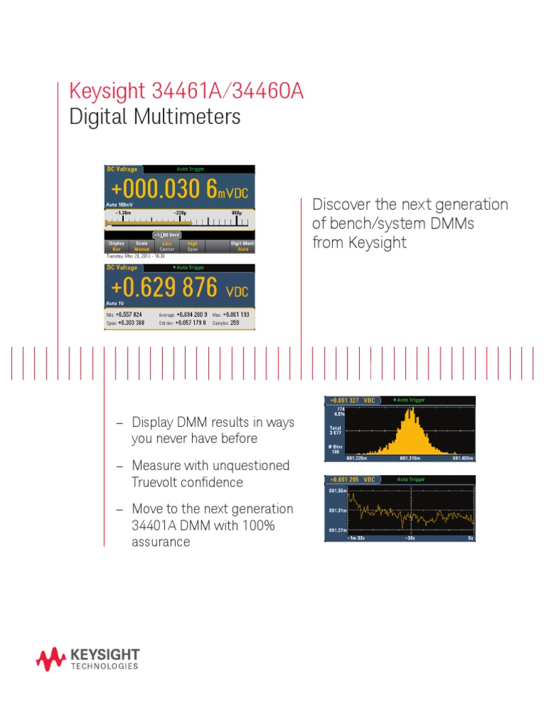 Keysight Multimeter 34461A User Manual | PDF | Alternating Current ...