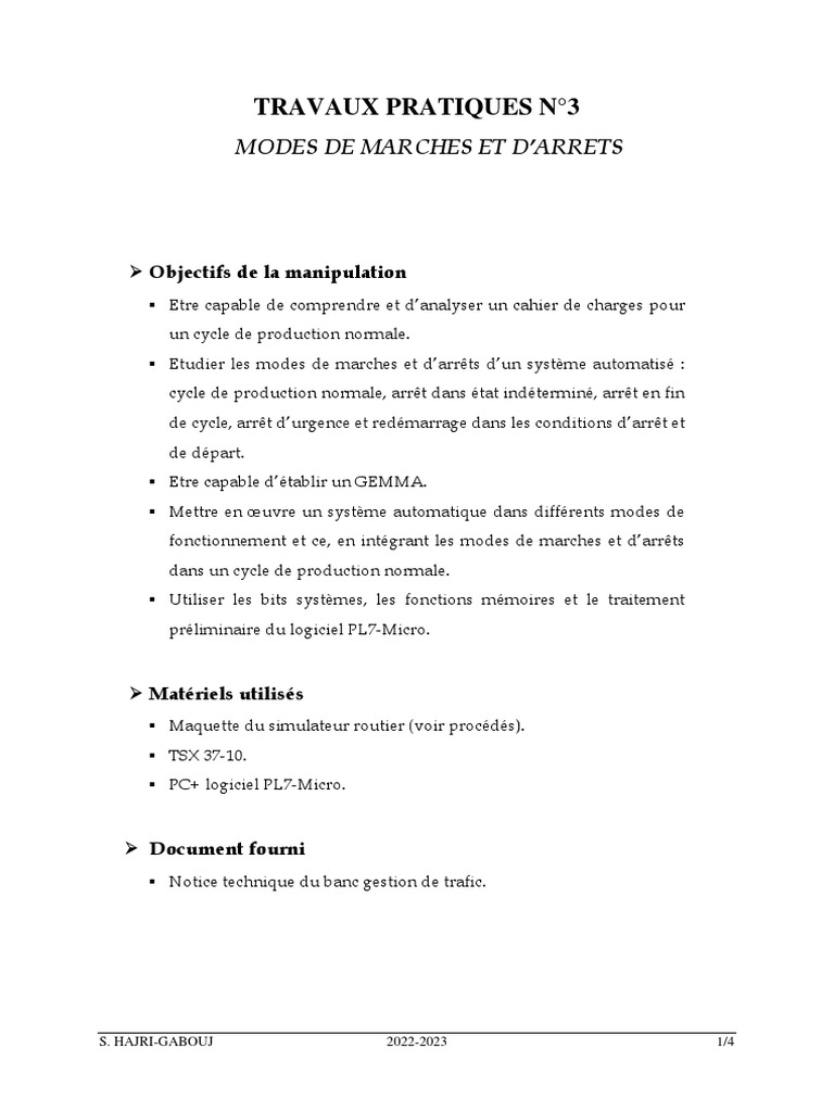 TP3 Automatismes 22 23 VF | PDF