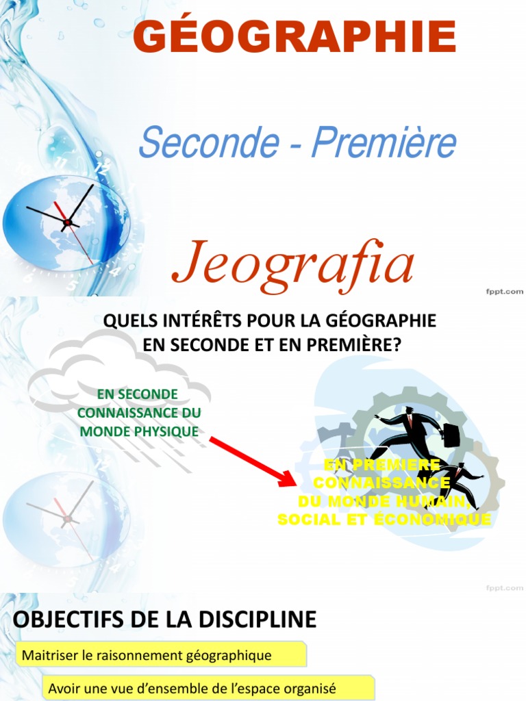 Passation Geographie Seconde - Premiere | PDF | Géographie | La nature