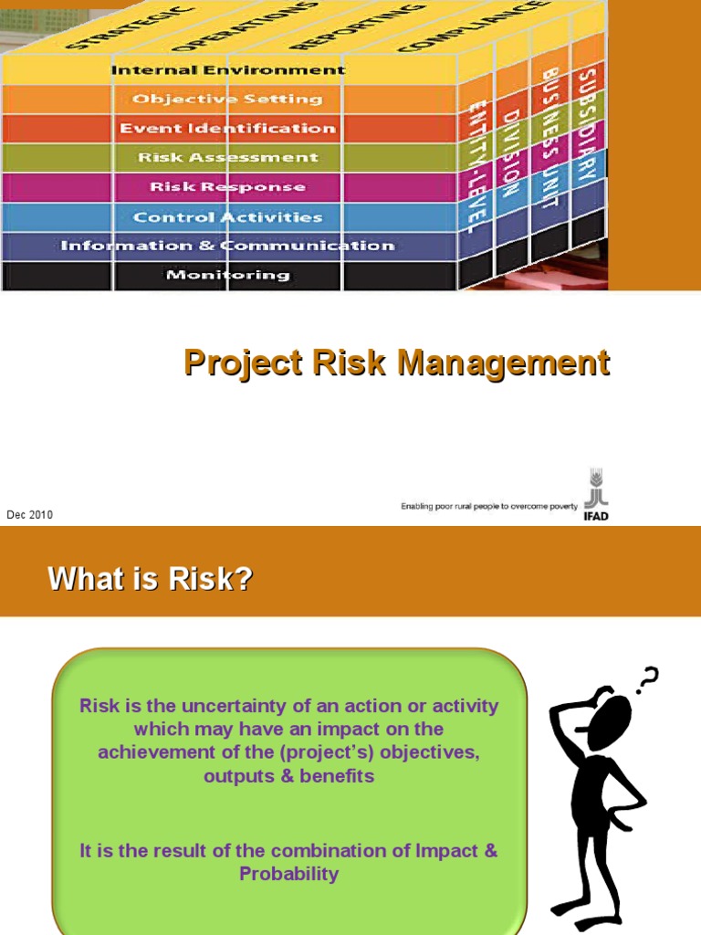 2 Projectriskmanagement 110110060847 Phpapp01 | PDF | Risk | Risk ...