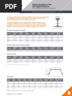 Flat Bottomed Rail Dimensions and Properties | PDF | Structural Steel ...