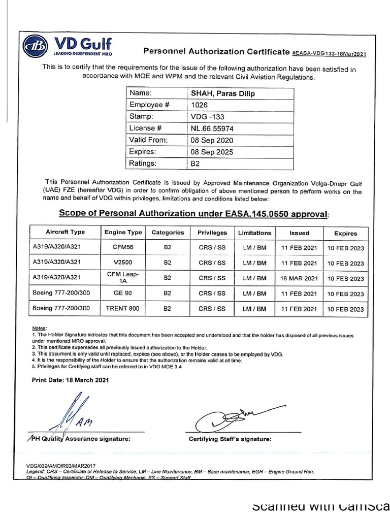 Authorization Paras | PDF