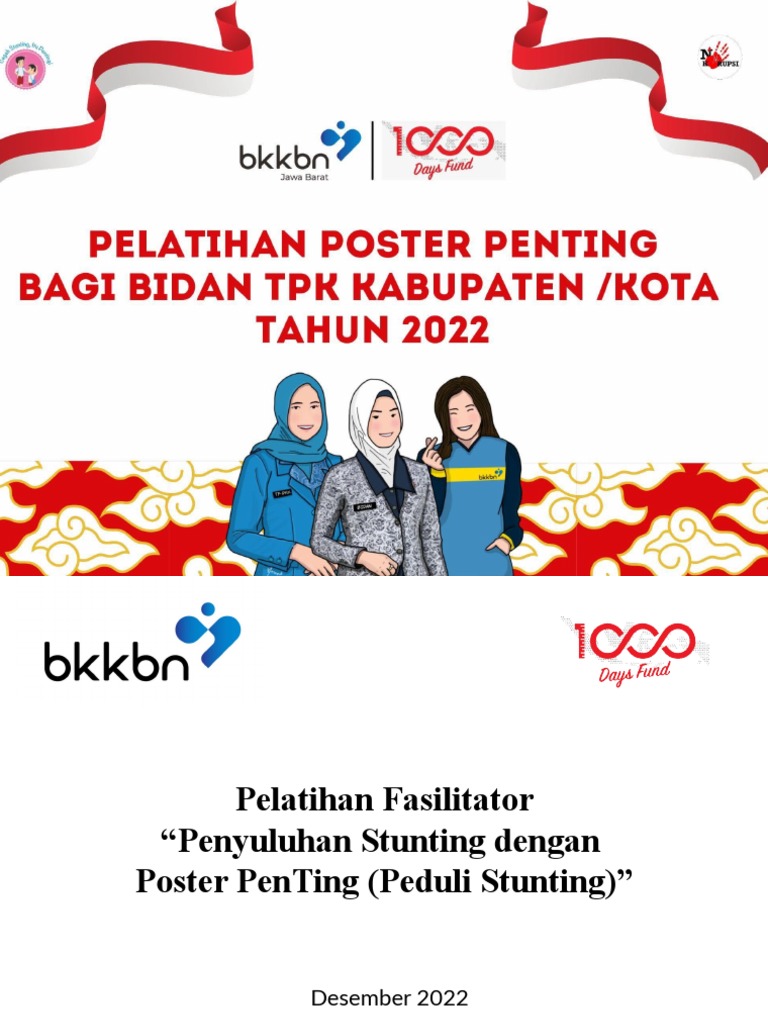 Pelatihan Penyuluhan Stunting dengan Poster PenTing | PDF | Kesehatan ...