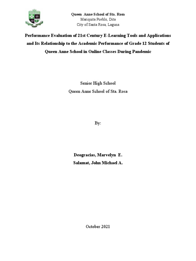 Final PR2 | PDF | Educational Technology | Learning