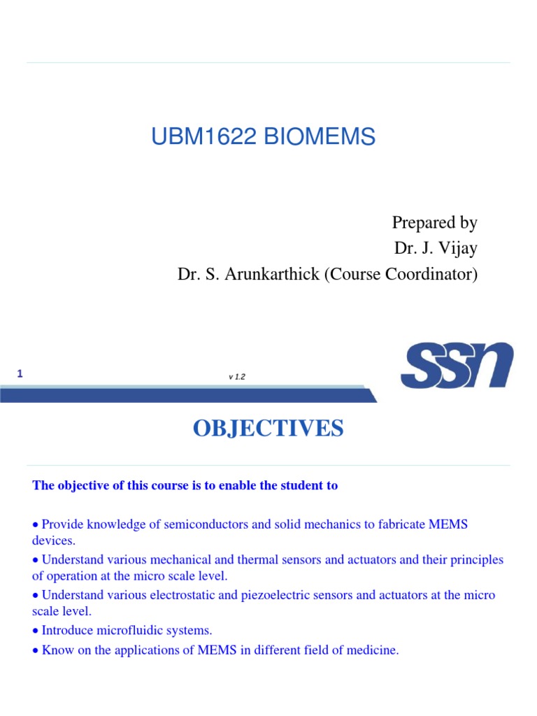 Introduction to BioMEMS: Materials, Fabrication Processes, and ...