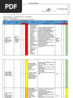 Risk Assessment For Earthing Work-R1 | PDF | Personal Protective ...