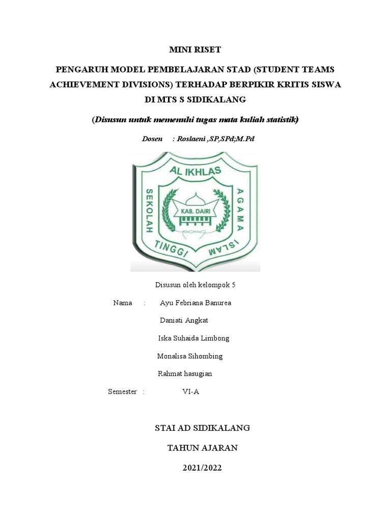 Mini Riset | PDF | Karier & Perkembangan