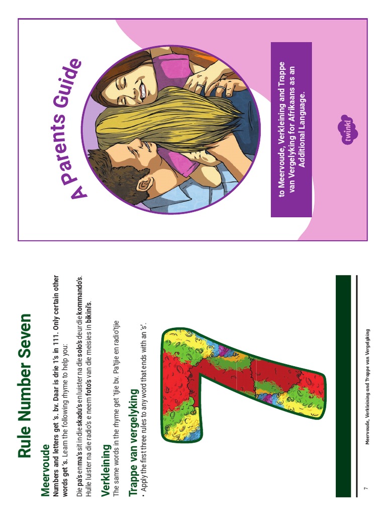 Afrikaans Meervoude and Verkleining Guide | PDF | Syllable | Phonology