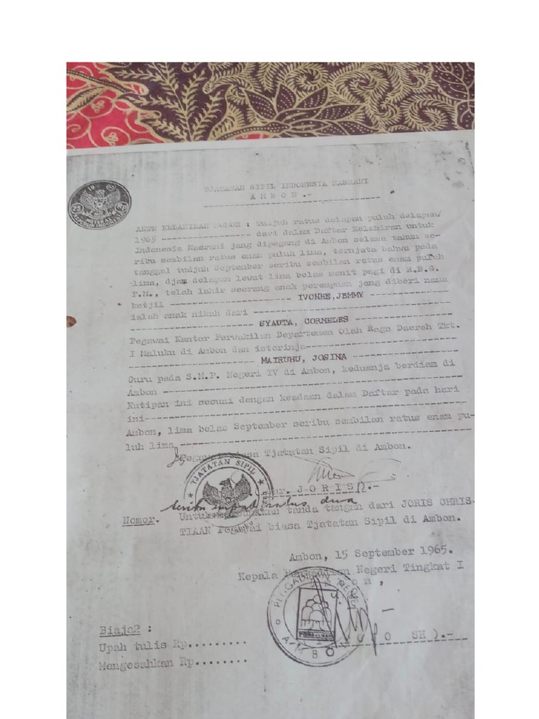Surat Penting | PDF
