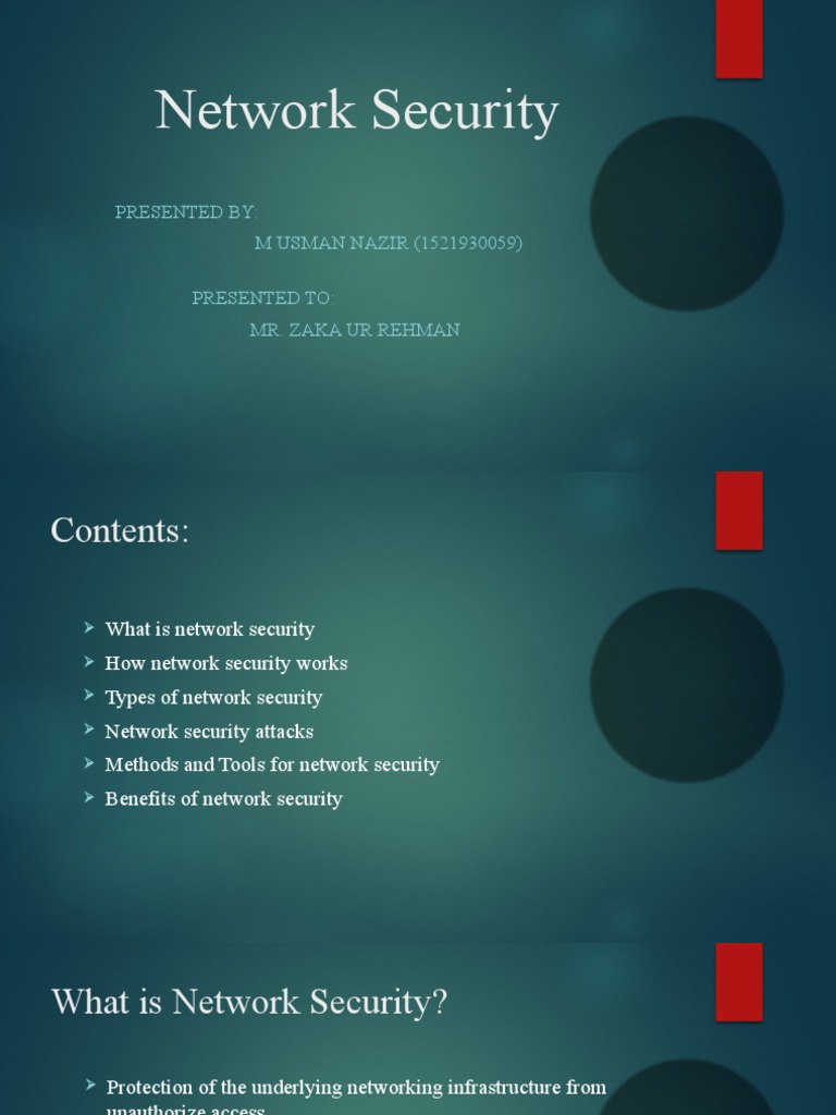 Network Security Guide for IT Professionals | PDF | Computer Network | Security