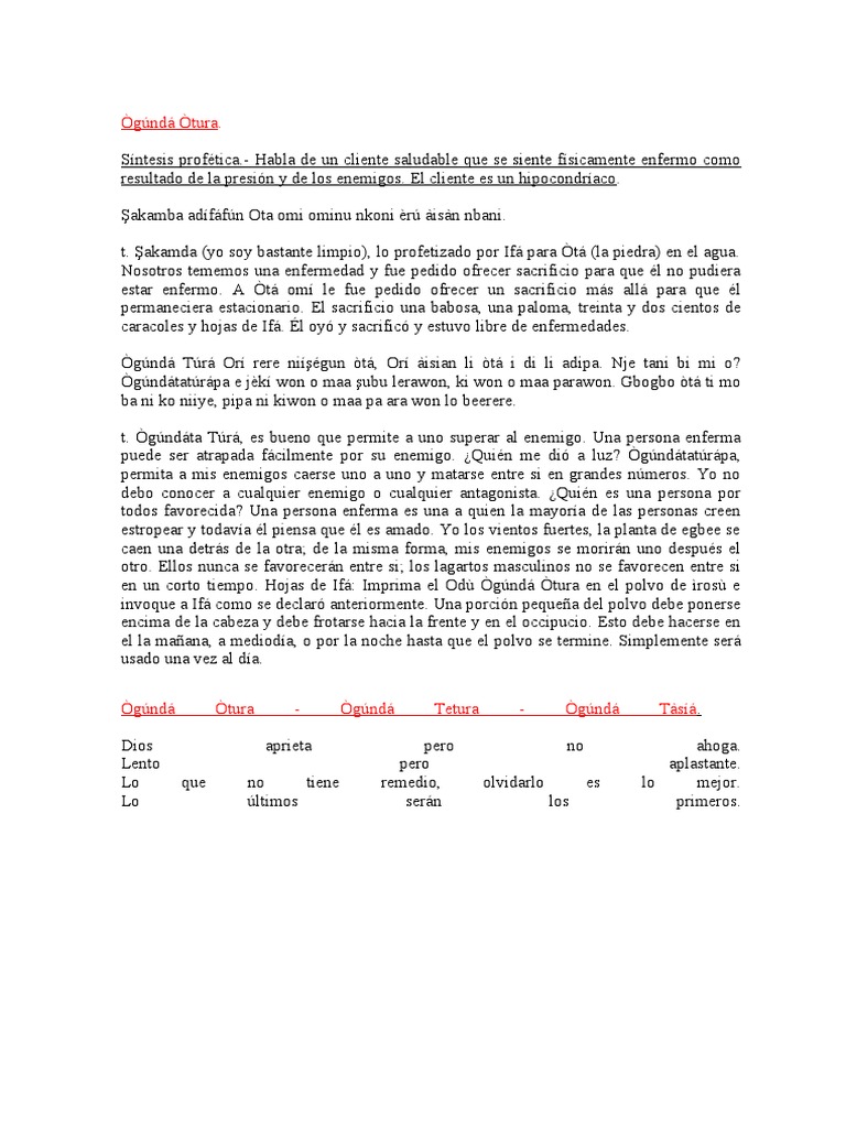 Ògúndá Òtura | PDF