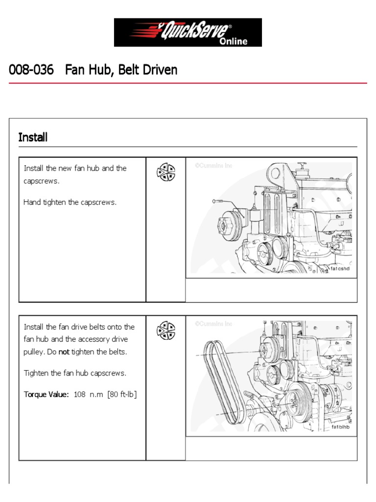 008-136 Fan Hub, Belt Driven | PDF