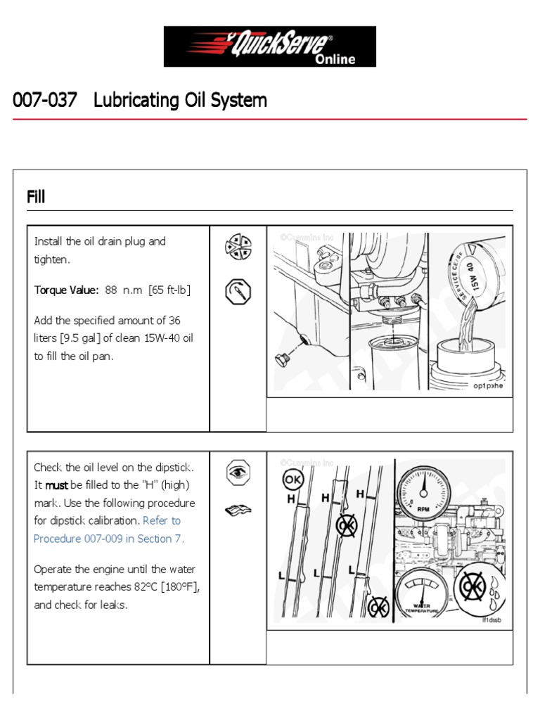 007-037 Lubricating Oil System | PDF