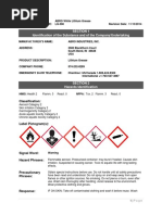 MSDS - ASMACO RTV Gasket | PDF | Silicone | Duct (Flow)