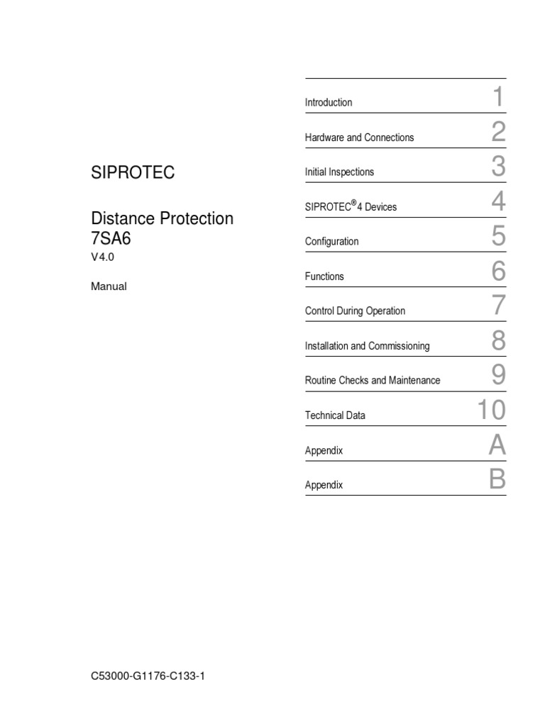 New Siemens 7sa610 Manual | PDF | Electromagnetic Compatibility | Input ...