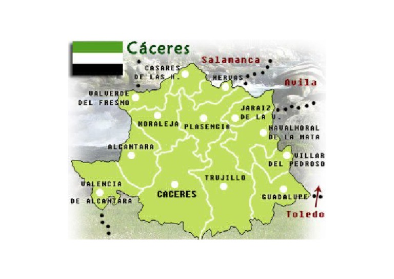 Mapa Cáceres | PDF