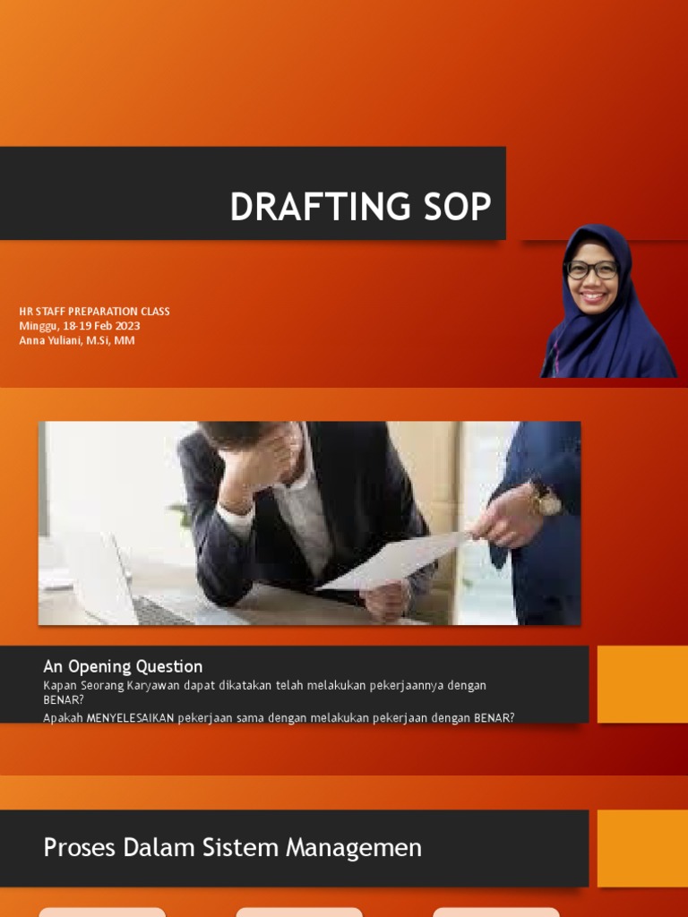 Membuat SOP Perusahaan Sesuai ISO 9001 | PDF