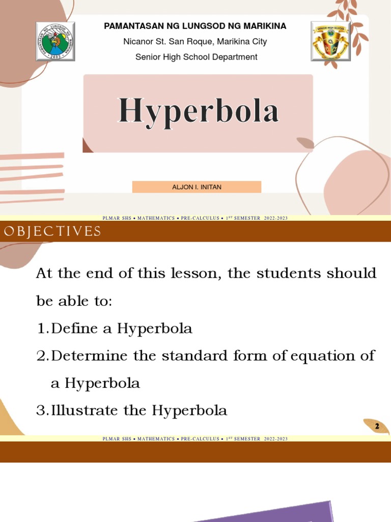 5 Hyperbola | PDF | Graph Theory | Geometry