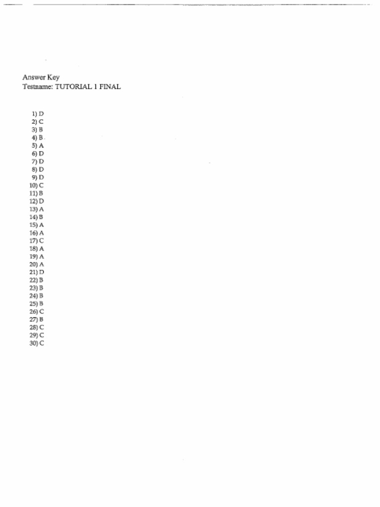 Tutorial 1 Solution 1 | PDF