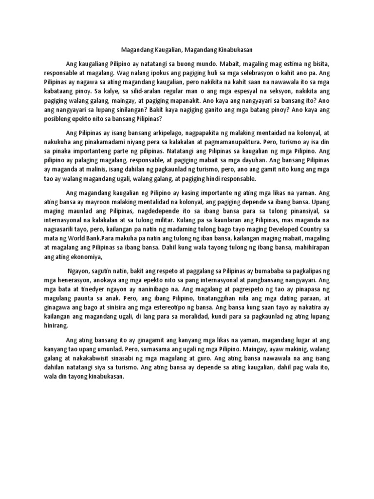 Kaugalian Kabukasan | PDF