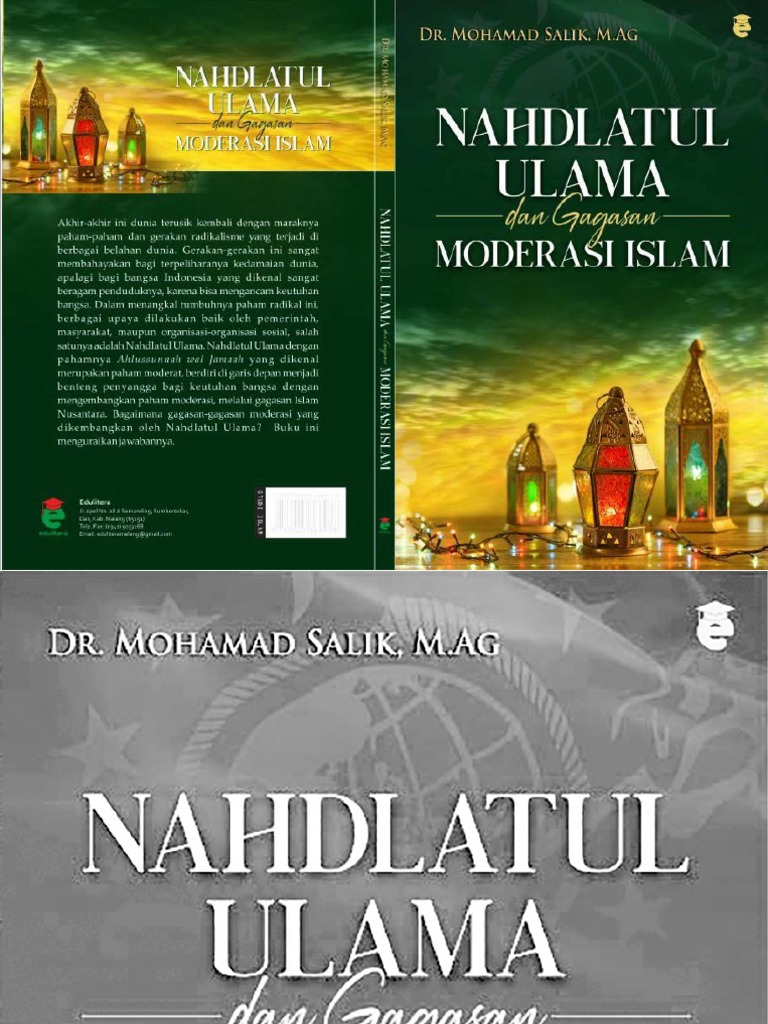 Nahdlatul Ulama Dan Gagasan Moderasi Islam (Dr. Mohamad Salik, M. Ag.) Edulitera - Indonesian ...