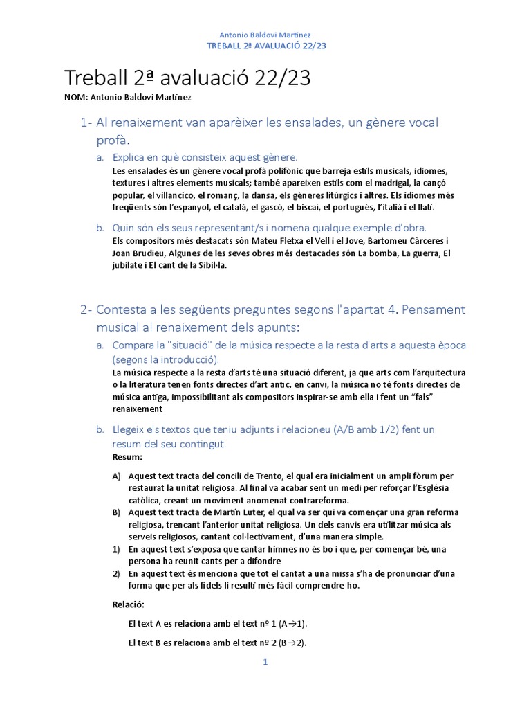 Treball 2 Avaluació 22 | PDF