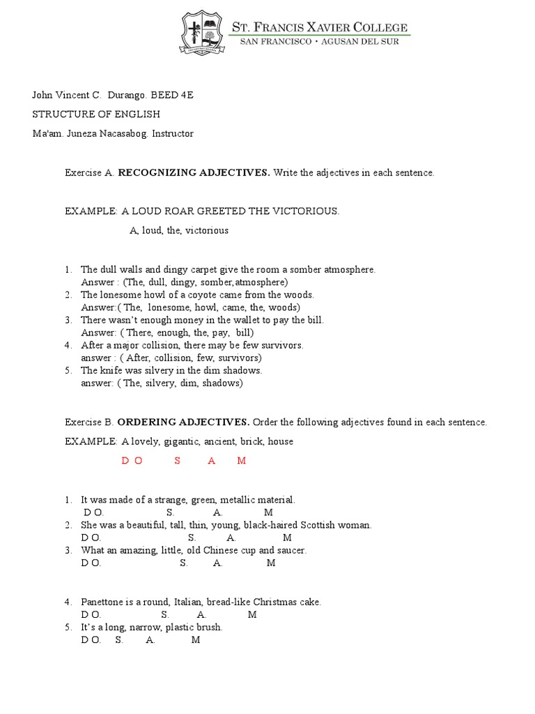 Quiz Assignment #3 John Vincent Durango | PDF