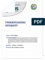 Chapter 1 - Understanding Diversity | PDF | Disability | Multiculturalism