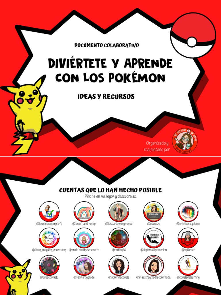 Diviértete y Aprende Con Pokémon | PDF | Comprensión lectora | Pokémon