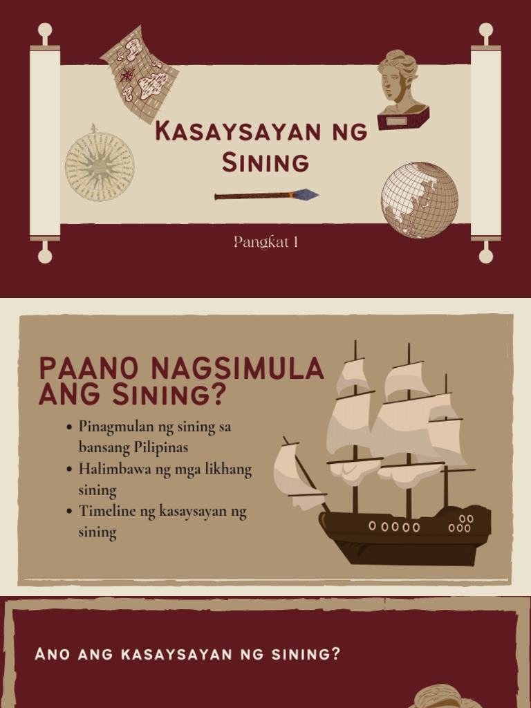 Kasaysayan NG Sining Sa Pilipinas | PDF