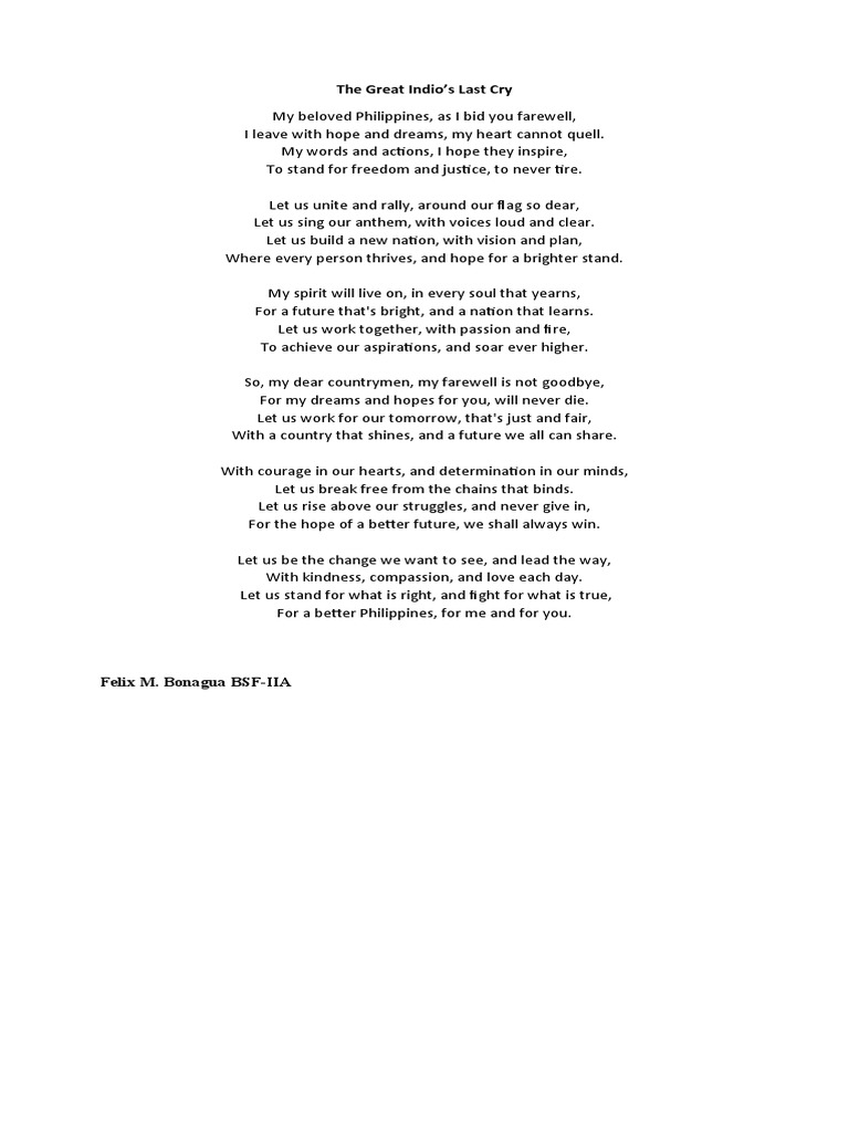 Last Farewell Poem | PDF Last Farewell Poem | PDF