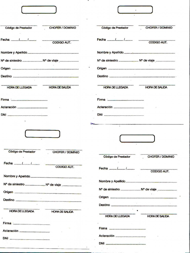 Modelo de Voucher y Presentacion | PDF