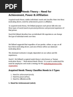 Atkinson's Achievement Motivation Theory | PDF | Motivation | Motivational