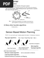 The Bug2 Algorithm | PDF | Infrared | Sonar