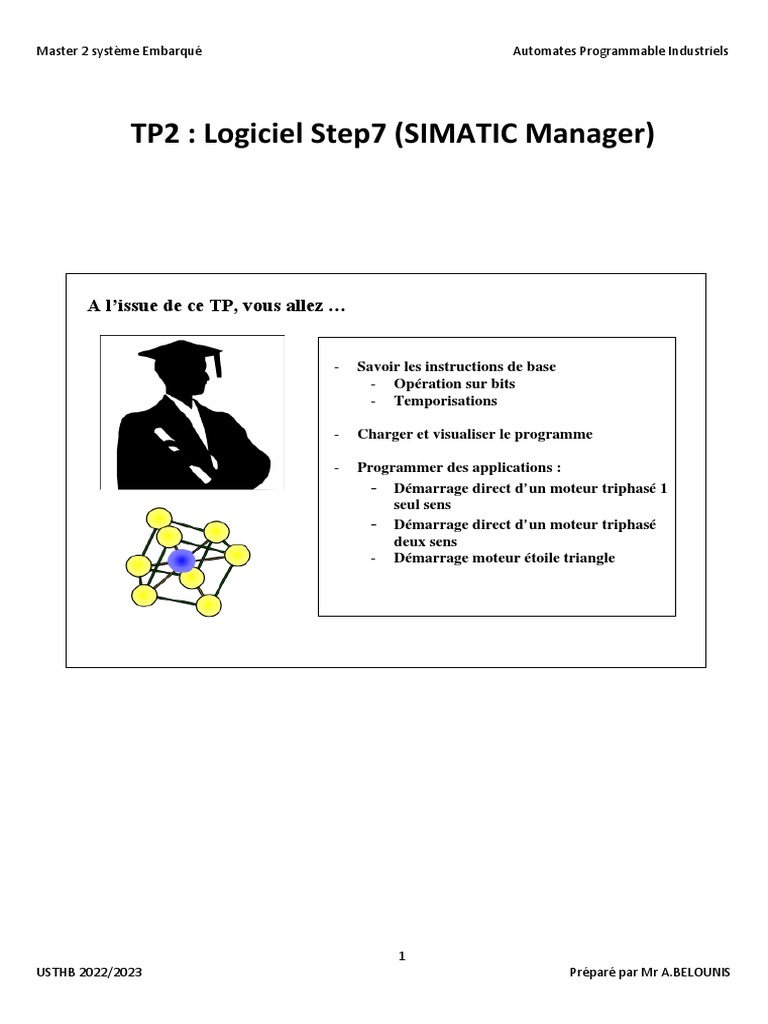 TP Step7 : Programmation Automates | PDF | Électrotechnique | Informatique
