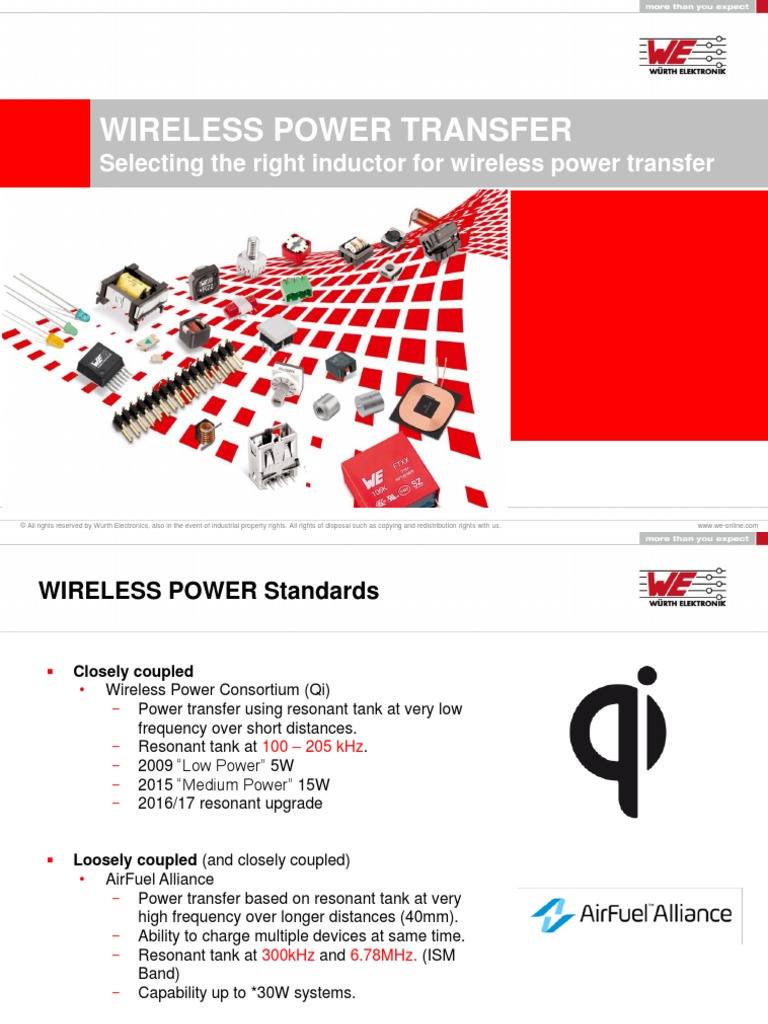 Wireless Power Transfer Fedde Wireless Power Transfer Selecting The ...