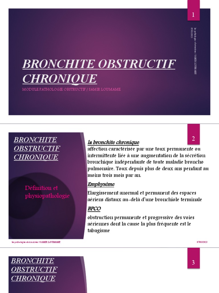 Si Lors Bpco | PDF | Bronchopneumopathie chronique obstructive | Poumon