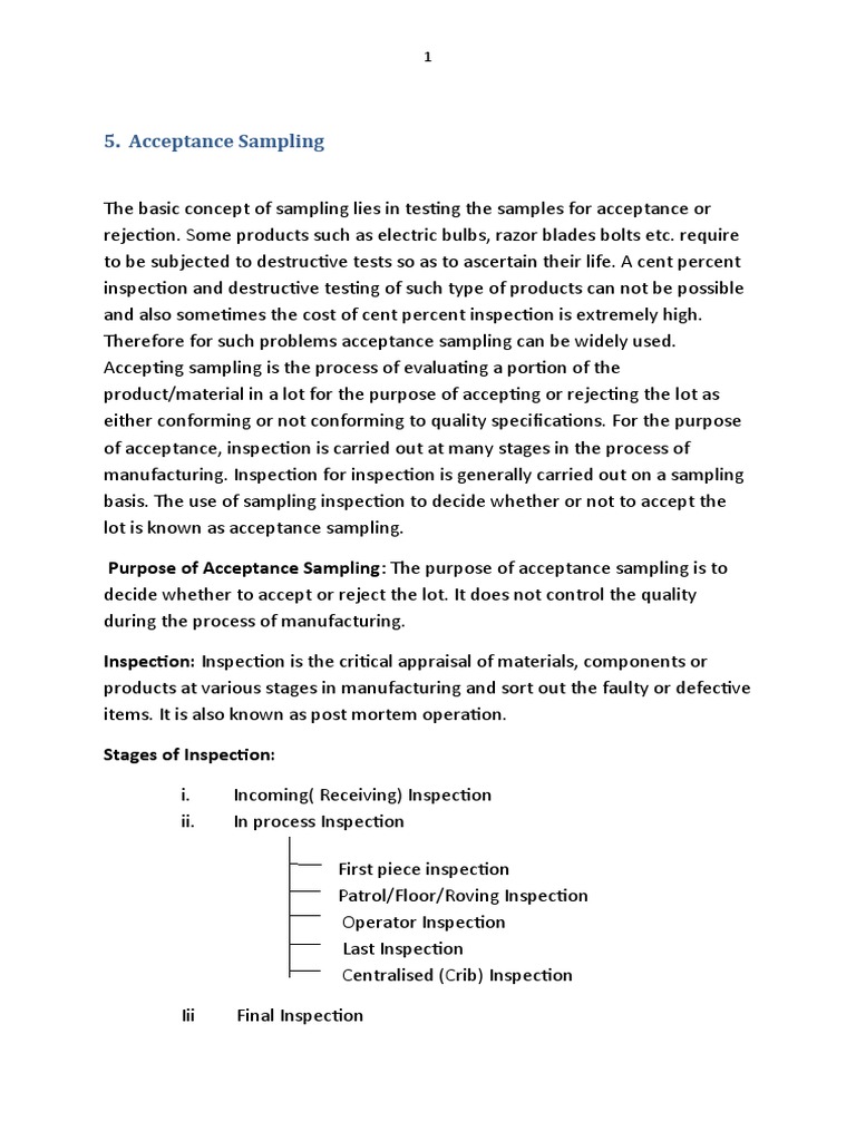 IQC CH 5 | PDF | Sampling (Statistics) | Randomness
