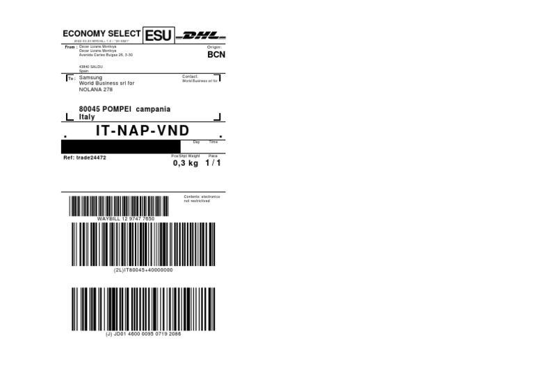 TransportLabel 1297477650 | PDF