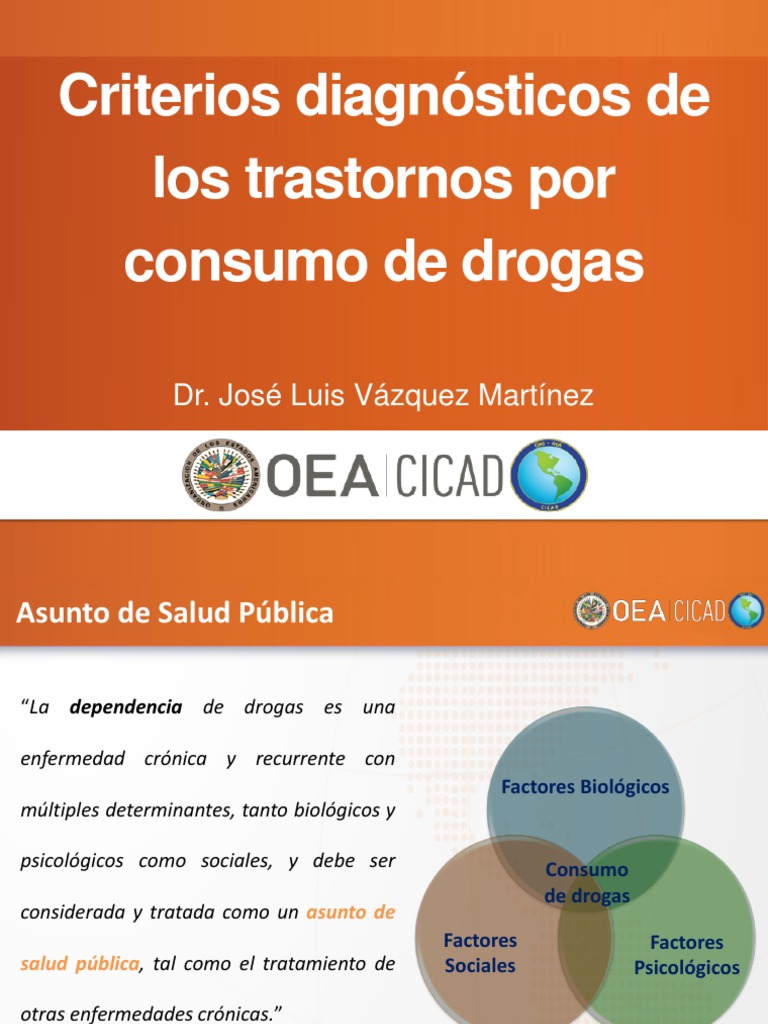 Criterios diagnósticos de los trastornos por consumo de sustancias según el DSM-5 y la CIE-11 ...