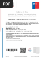Formulario 3239: Modificación de Giro SII | PDF | Sociedad | Impuestos