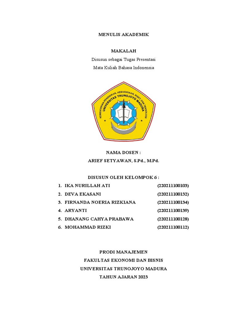 Menulis Akademik | PDF