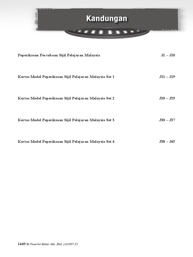 Skema KMP SPM SBP Matematik | PDF