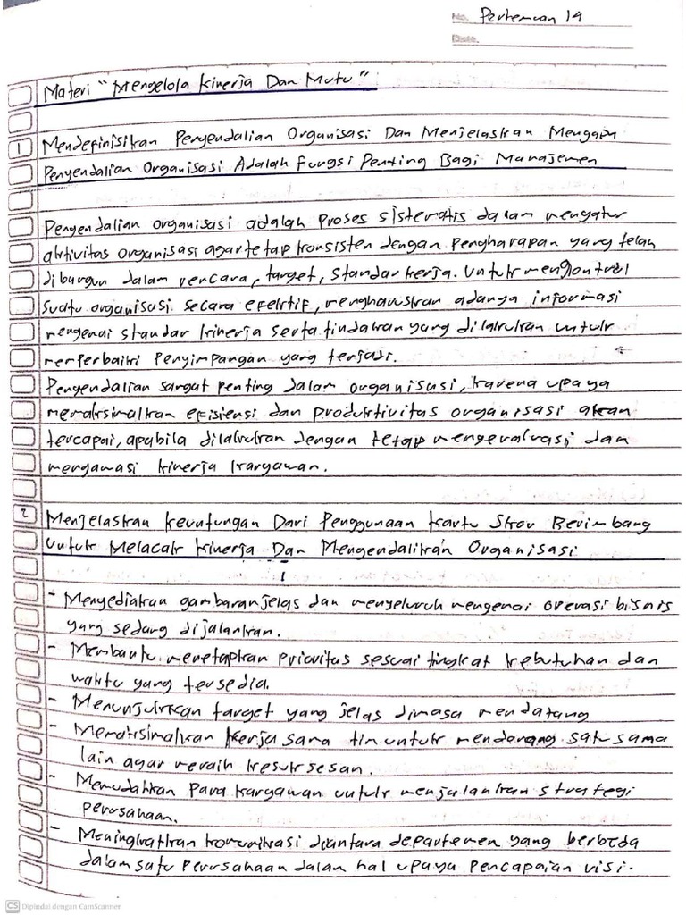 Mengelola Kinerja Dan Mutu Redithya e | PDF