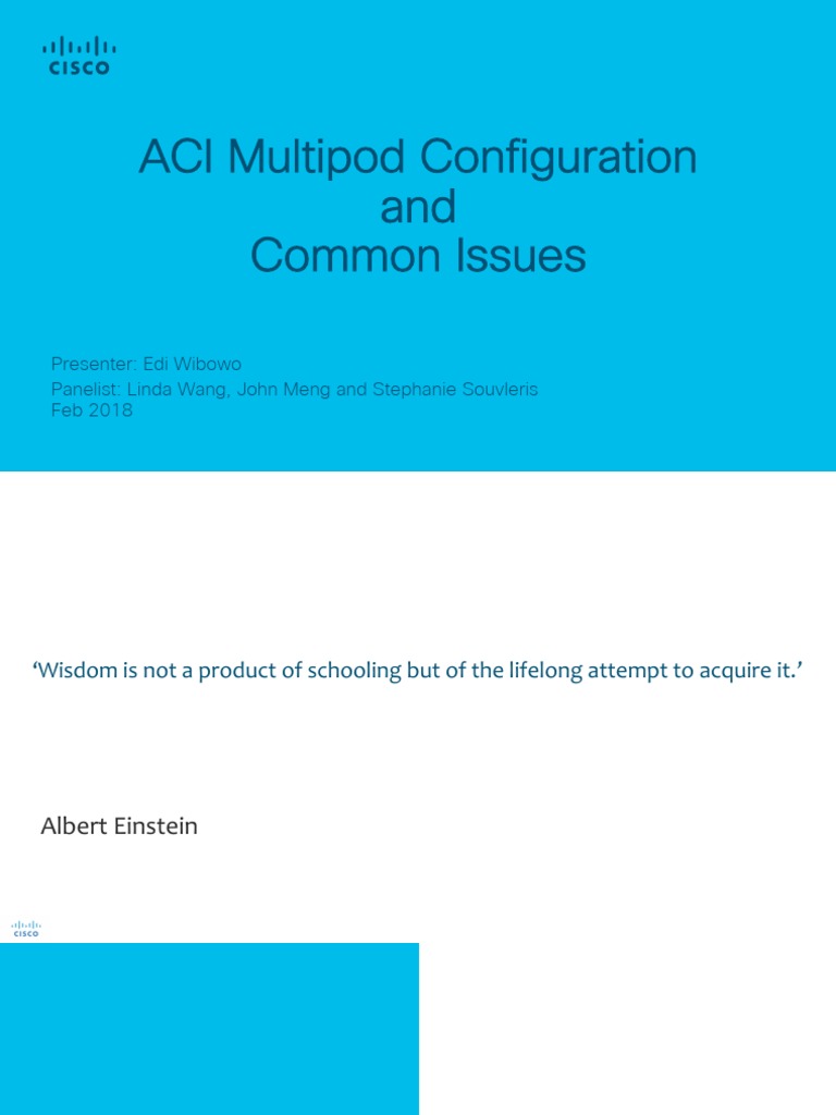 MultiPOD Webminar External | PDF | Computer Network | Computing