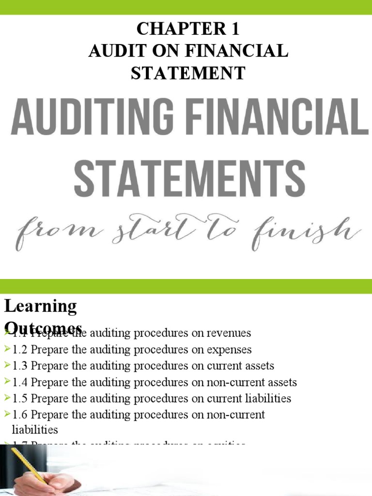Chapter 1 (Updated) - Audit On Financial Statement | PDF | Audit ...