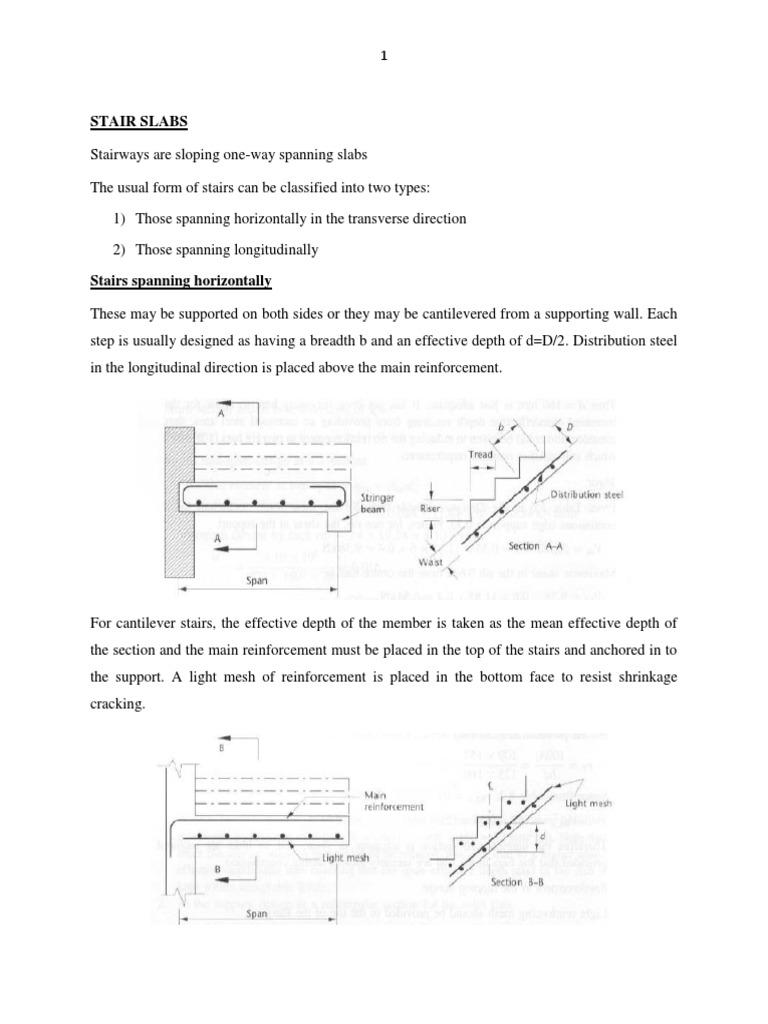 Chapter 8 Stair Case Design | PDF