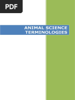 Complete Animal Terminology Chart | PDF