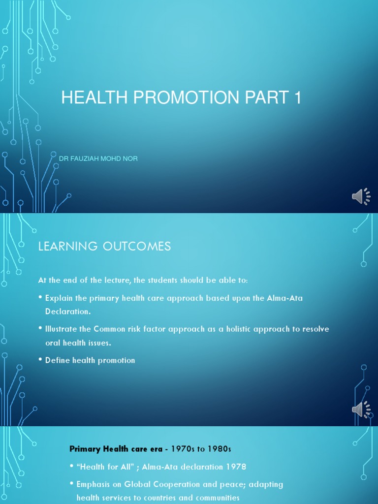 4.health Promotion 1 | PDF | Health Promotion | Health Care